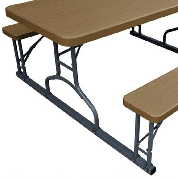 Plastic Development Group 72'' Plastic Rectangular Portable Folding Table | Wayfair